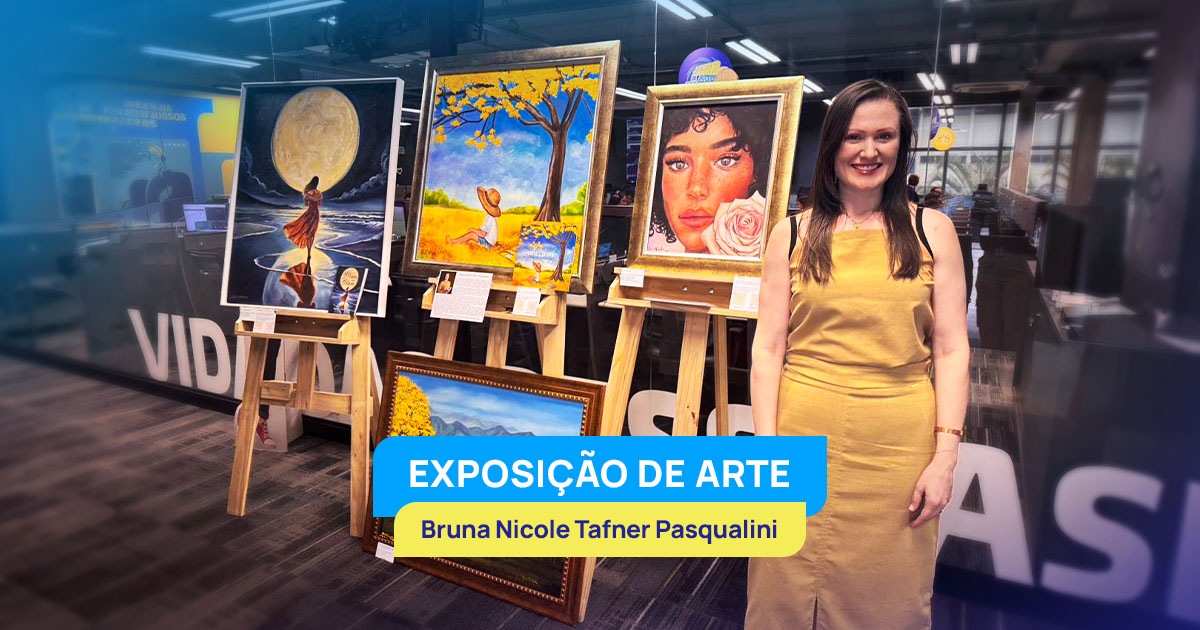 Arte na Unifique: conheça a artista Bruna Nicole Tafner...